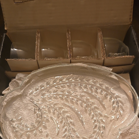 Dining | Elegant Clear Glass Serving Set | Poshmark